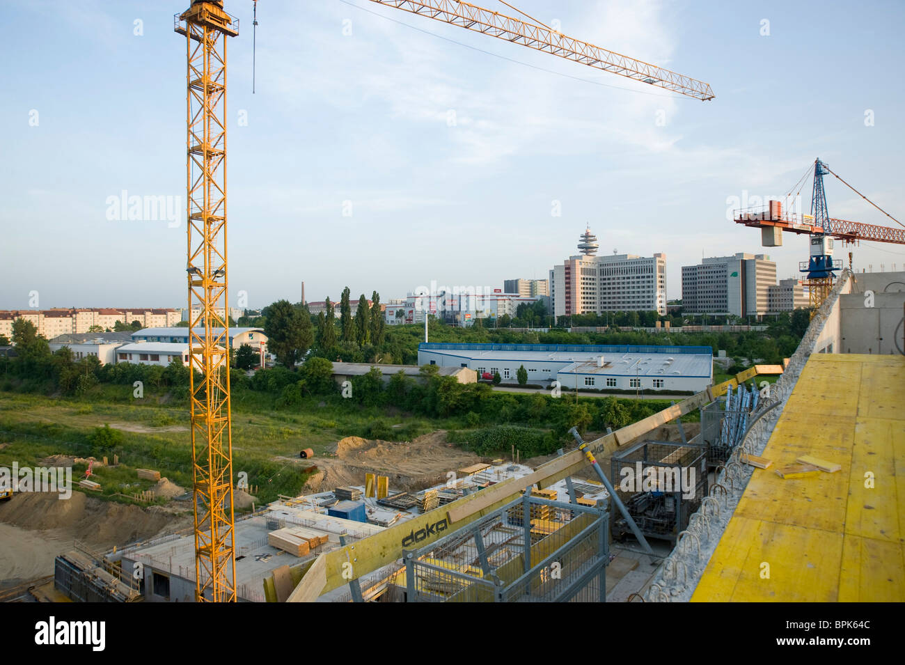 Wien stadtentwicklungsgebiet eurogate ehemaliger aspangbahnhof hi-res ...
