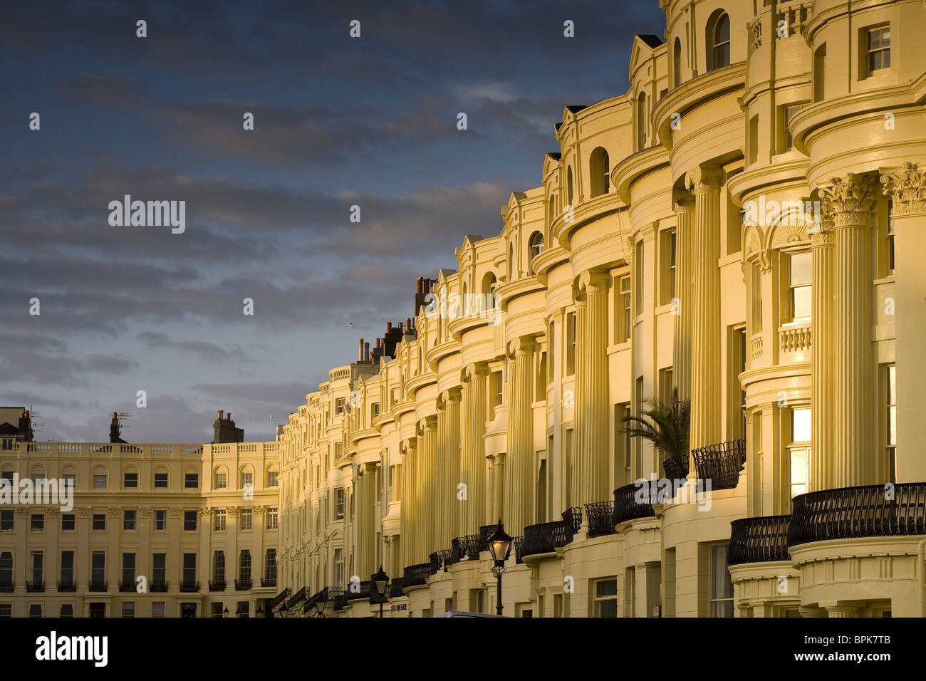 Brunswick Square in Brighton, East Sussex, England, Great Britain ...