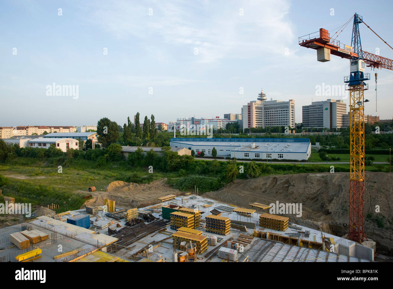 Wien, Stadtentwicklungsgebiet Eurogate, ehemaliger Aspangbahnhof ...