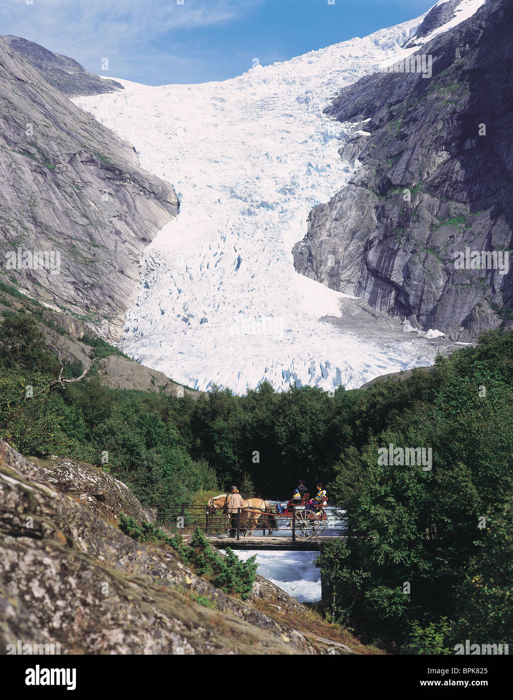 Briksdal Glacier, Norway Stock Photo - Alamy