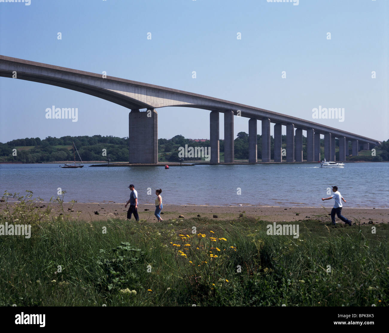 Orwell Bridge, Near Ipswich, Suffolk, England Stock Photo - Alamy