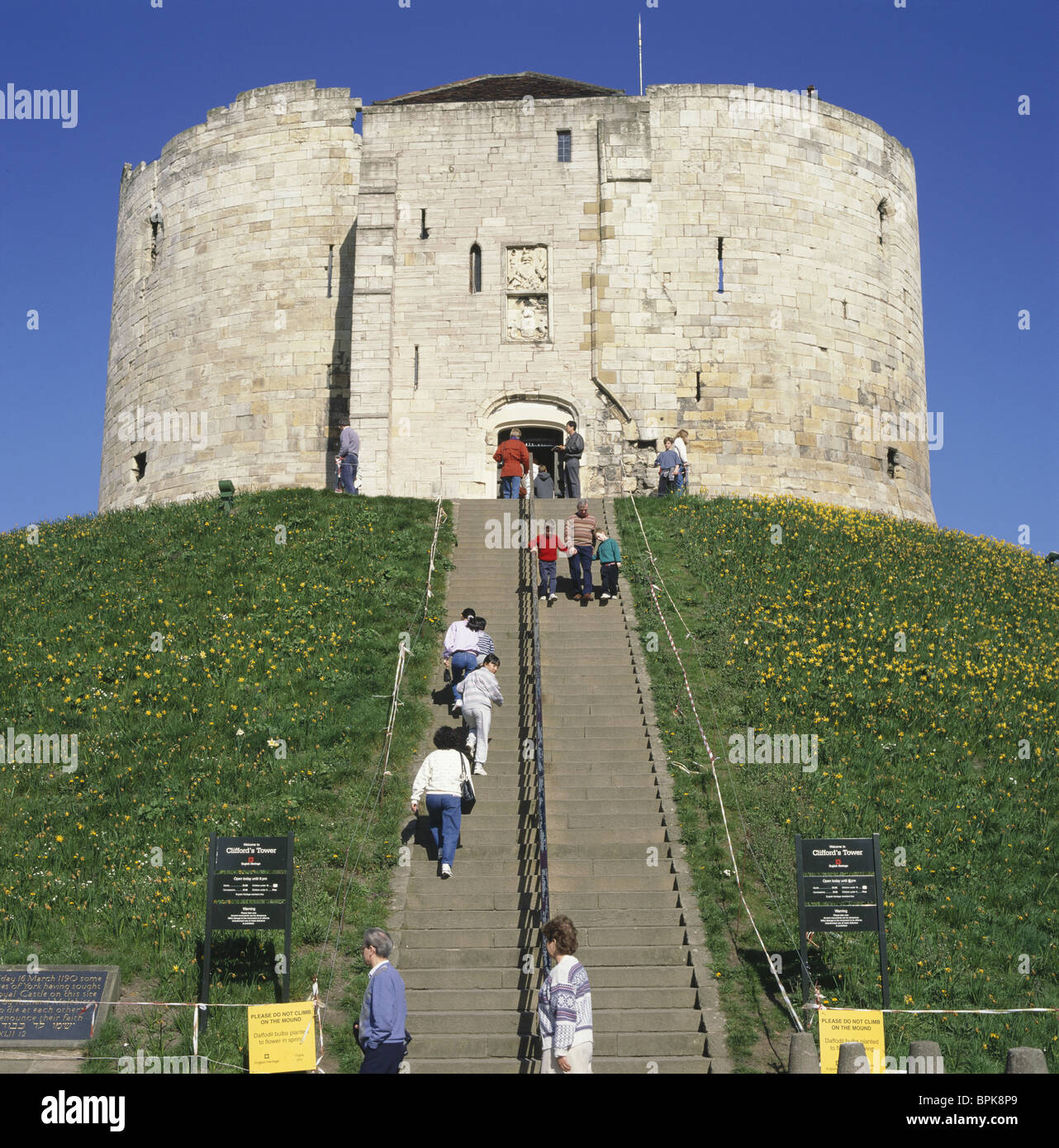 Clifford's Tower, York, Yorkshire, England Stock Photo - Alamy