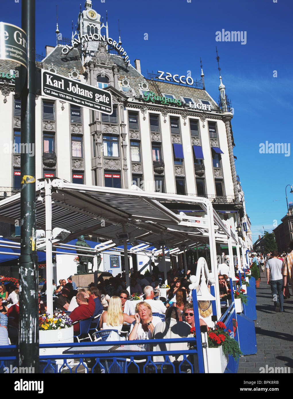 Karl Johans Gate, Oslo, Norway Stock Photo - Alamy