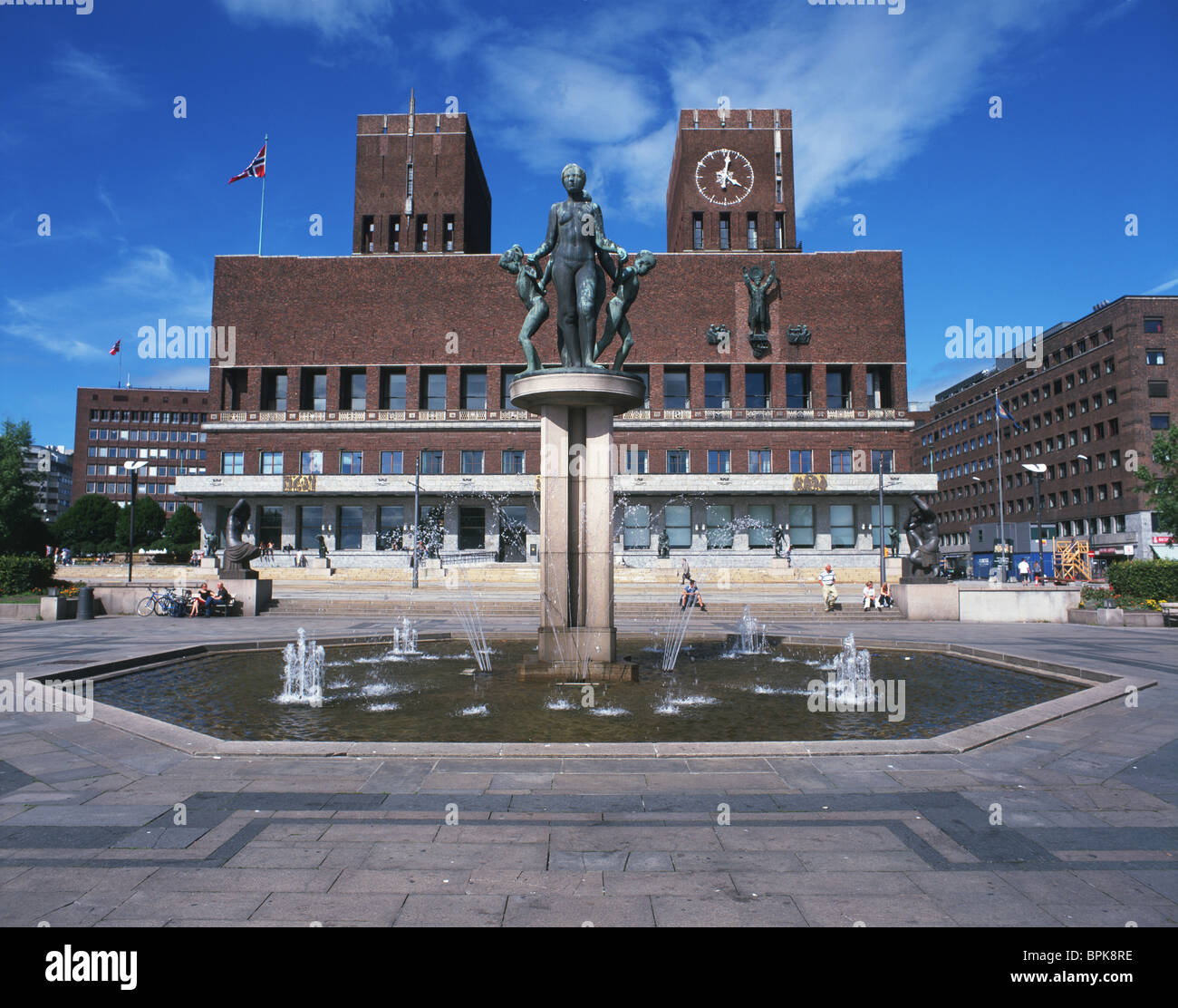 Town Hall, Oslo, Norway Stock Photo - Alamy