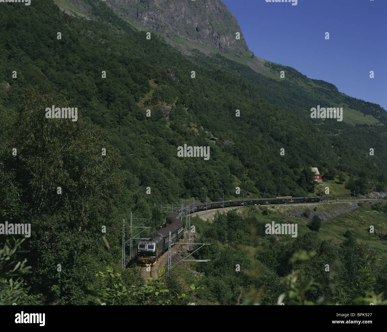 Flam Railway, Norway Stock Photo - Alamy