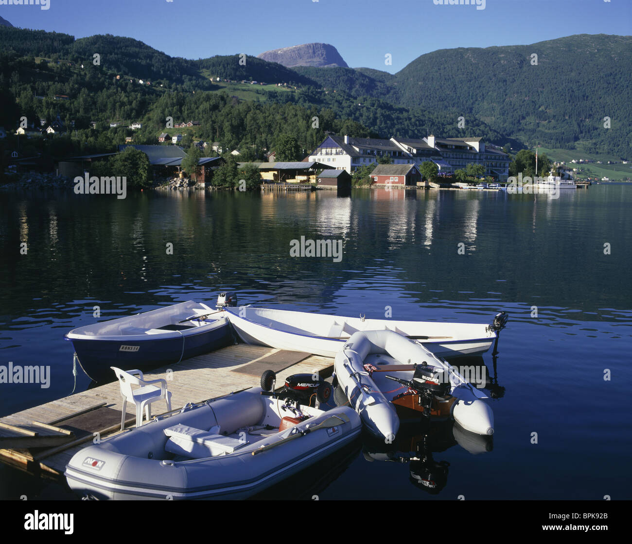 Ulvik, Hardangerfjord, Norway Stock Photo - Alamy