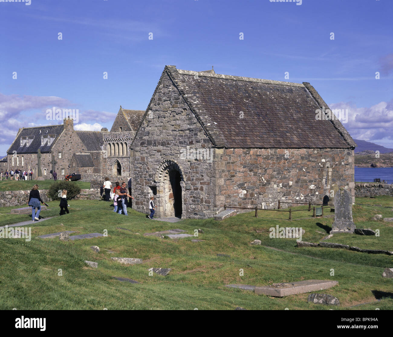 Iona Abbey, Isle of Iona, Scotland Stock Photo - Alamy