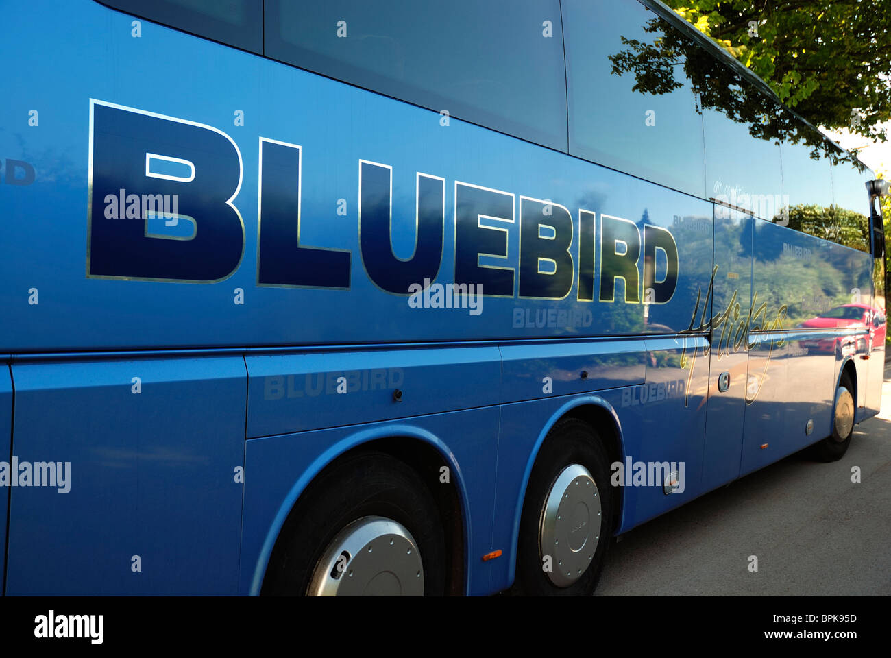 Bluebird coaches of Weymouth Dorset at midland railway centre butterley ...