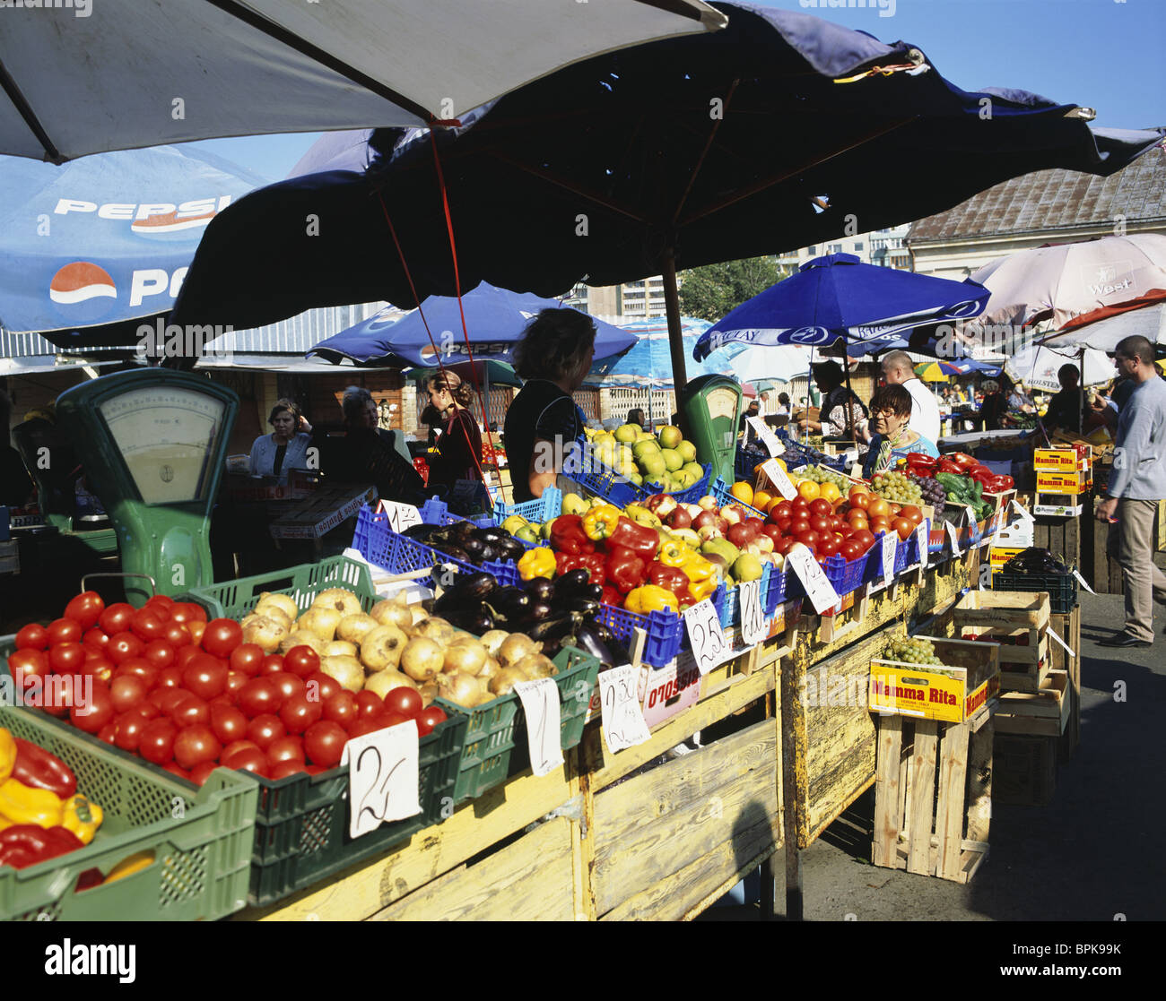 Market, Vilnius, Lithuania Stock Photo - Alamy