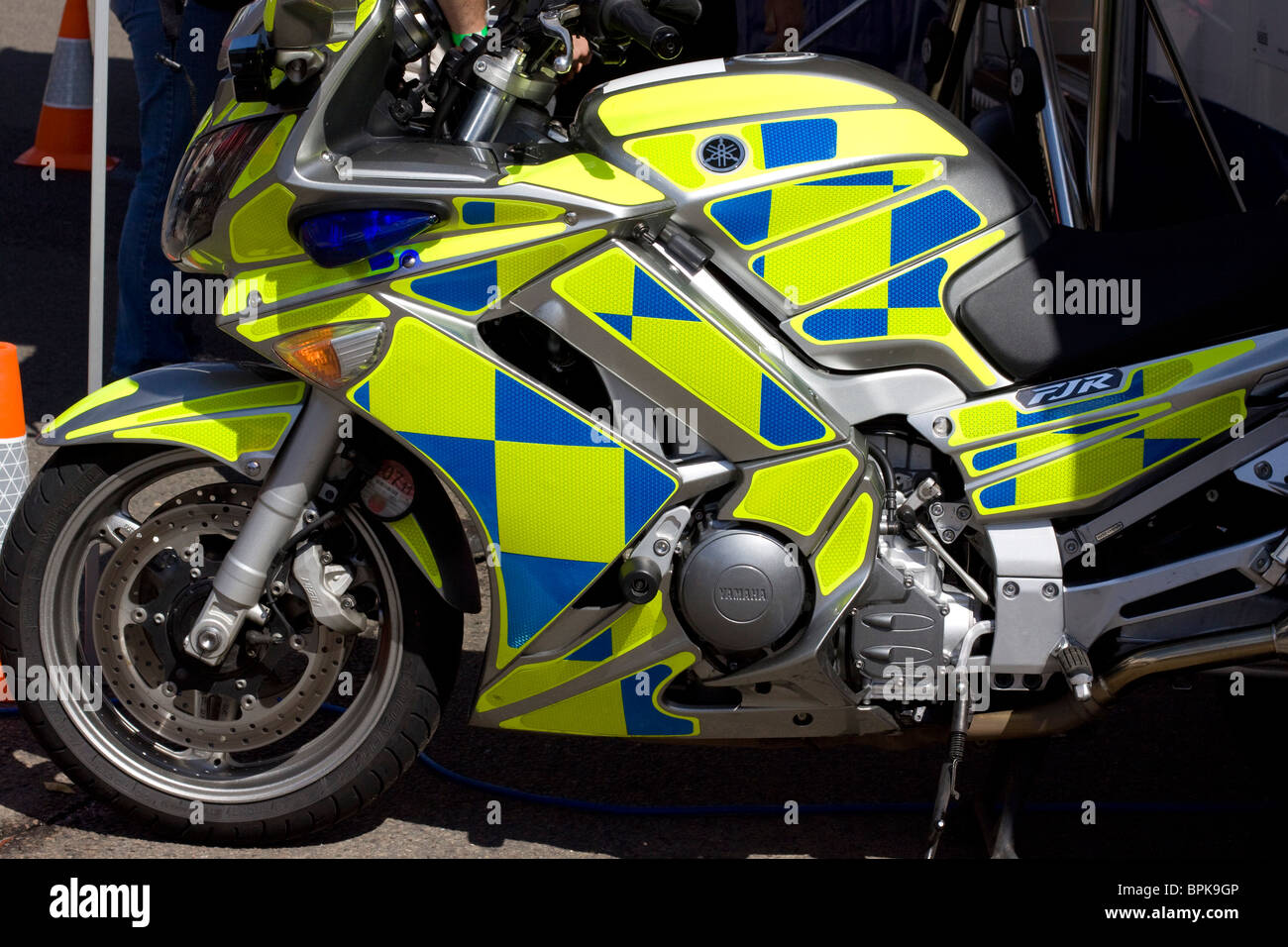 Police Patrol Motor Bike Stock Photo - Alamy