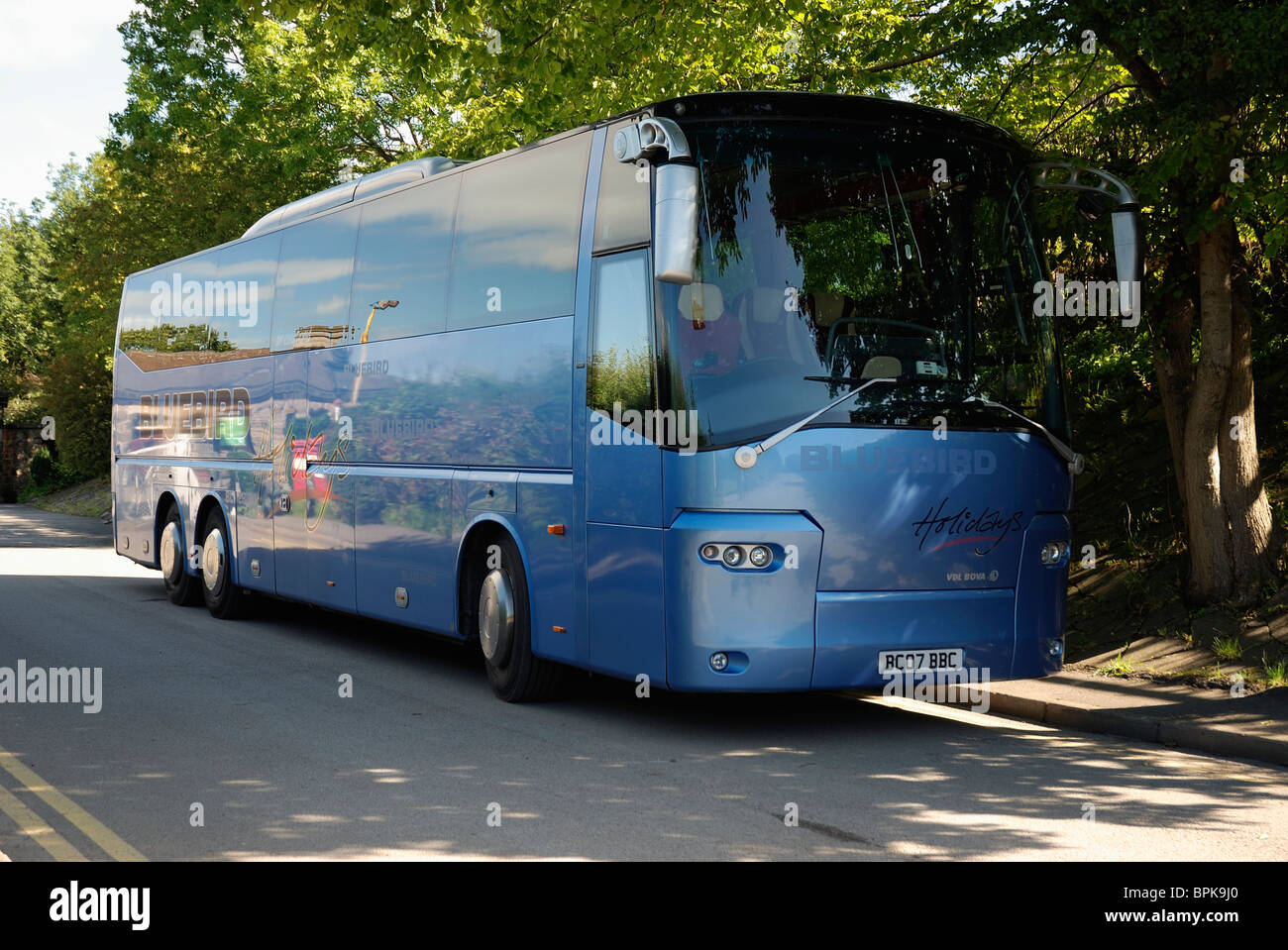 Bluebird coaches of Weymouth Dorset at midland railway centre butterley ...