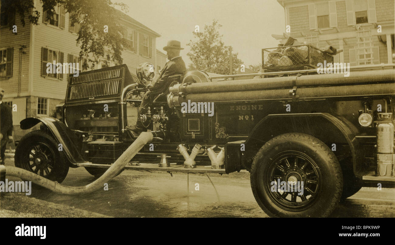 Circa 1920s American LaFrance "Engine No. 1" pumper fire truck ...