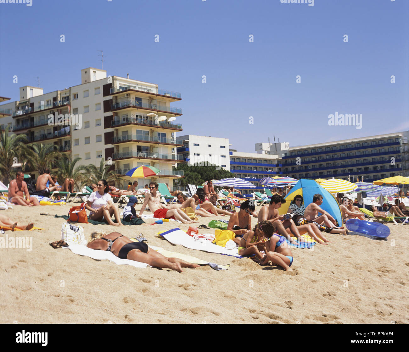 Malgrat de Mar, Costa Dorada, Spain Stock Photo - Alamy