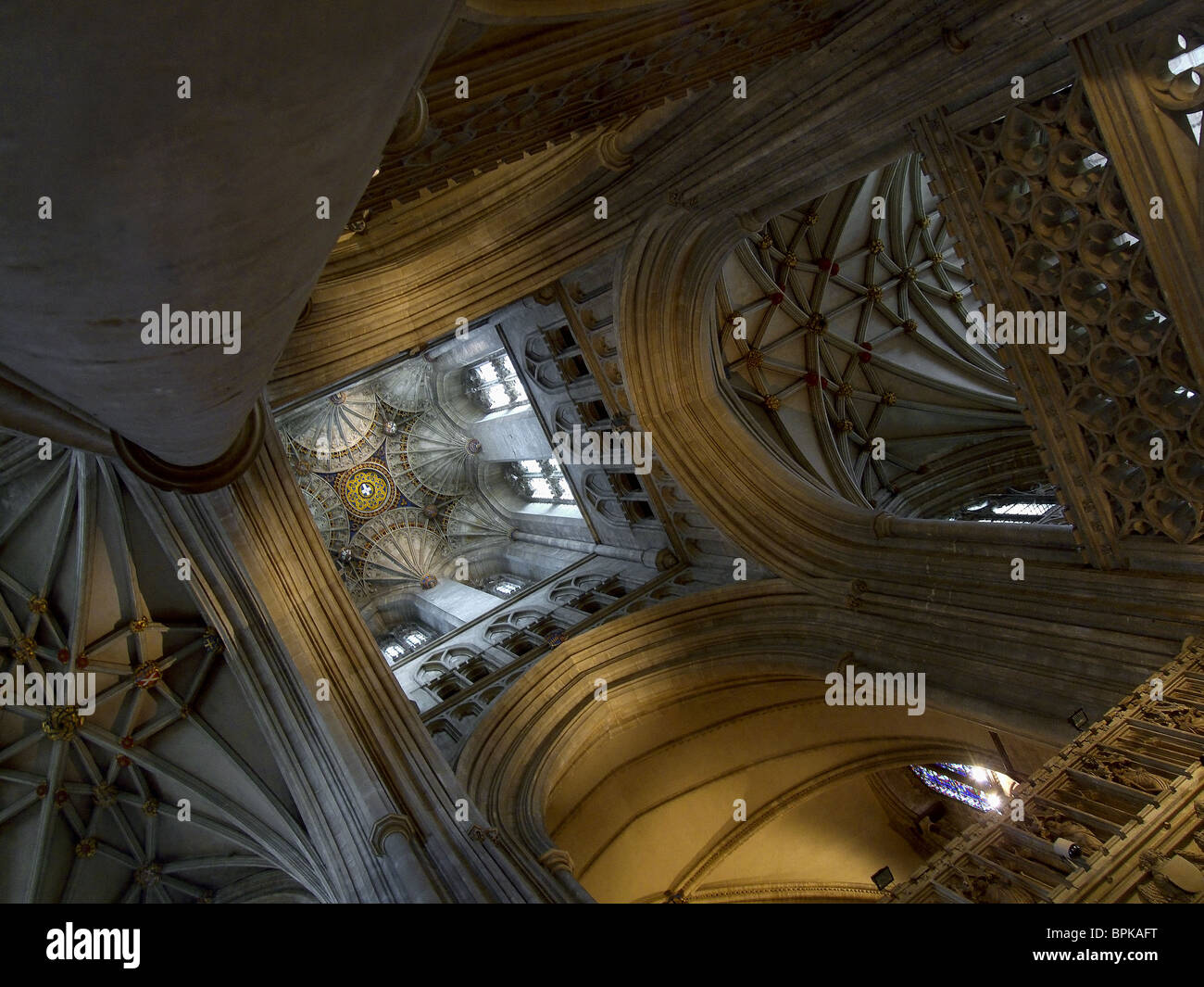 Canterbury cathedral bell harry tower hi-res stock photography and ...