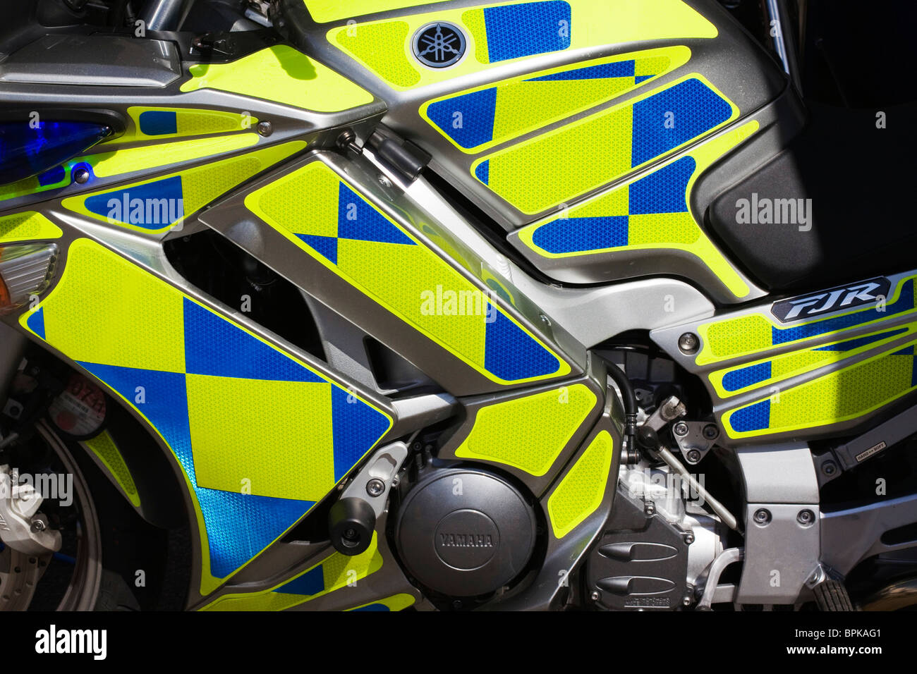 Police Patrol Motor Bike Stock Photo - Alamy