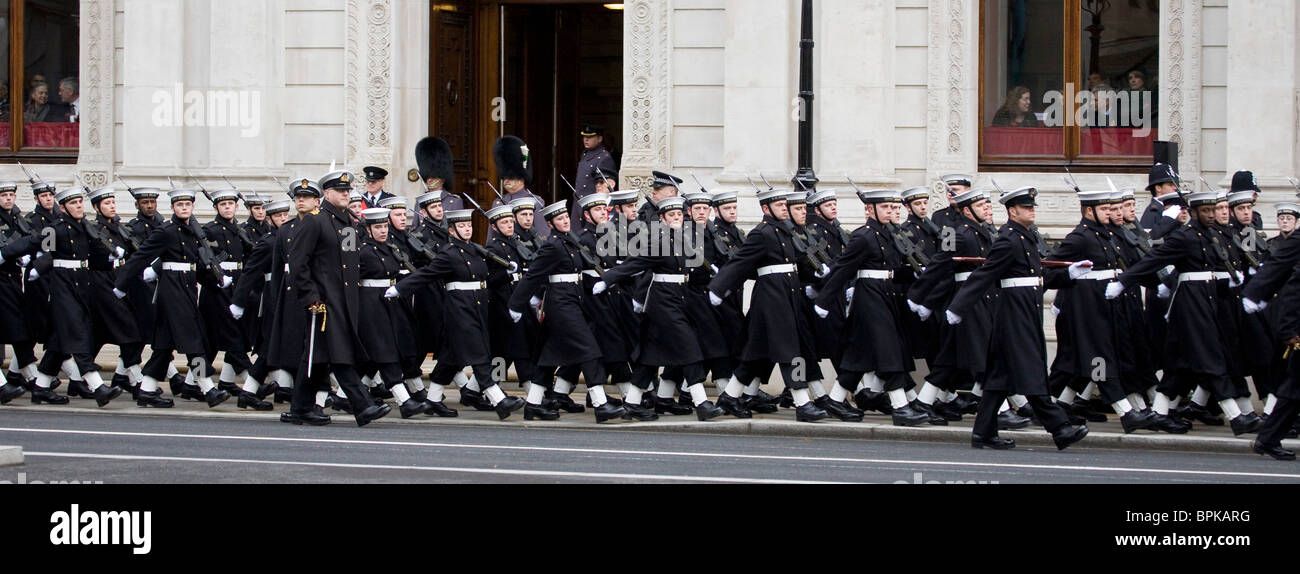 WHITEHALL LONDON NOVEMBER 08 2009. The Royal British Legion Remembrance ...