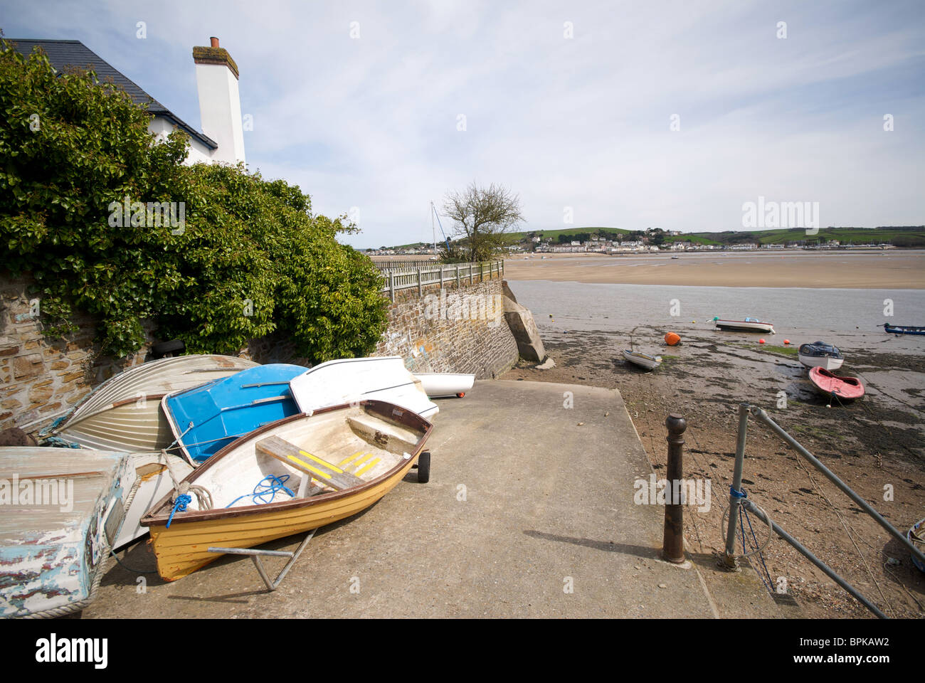 Appledore Devon UK Beach Quay Stock Photo - Alamy