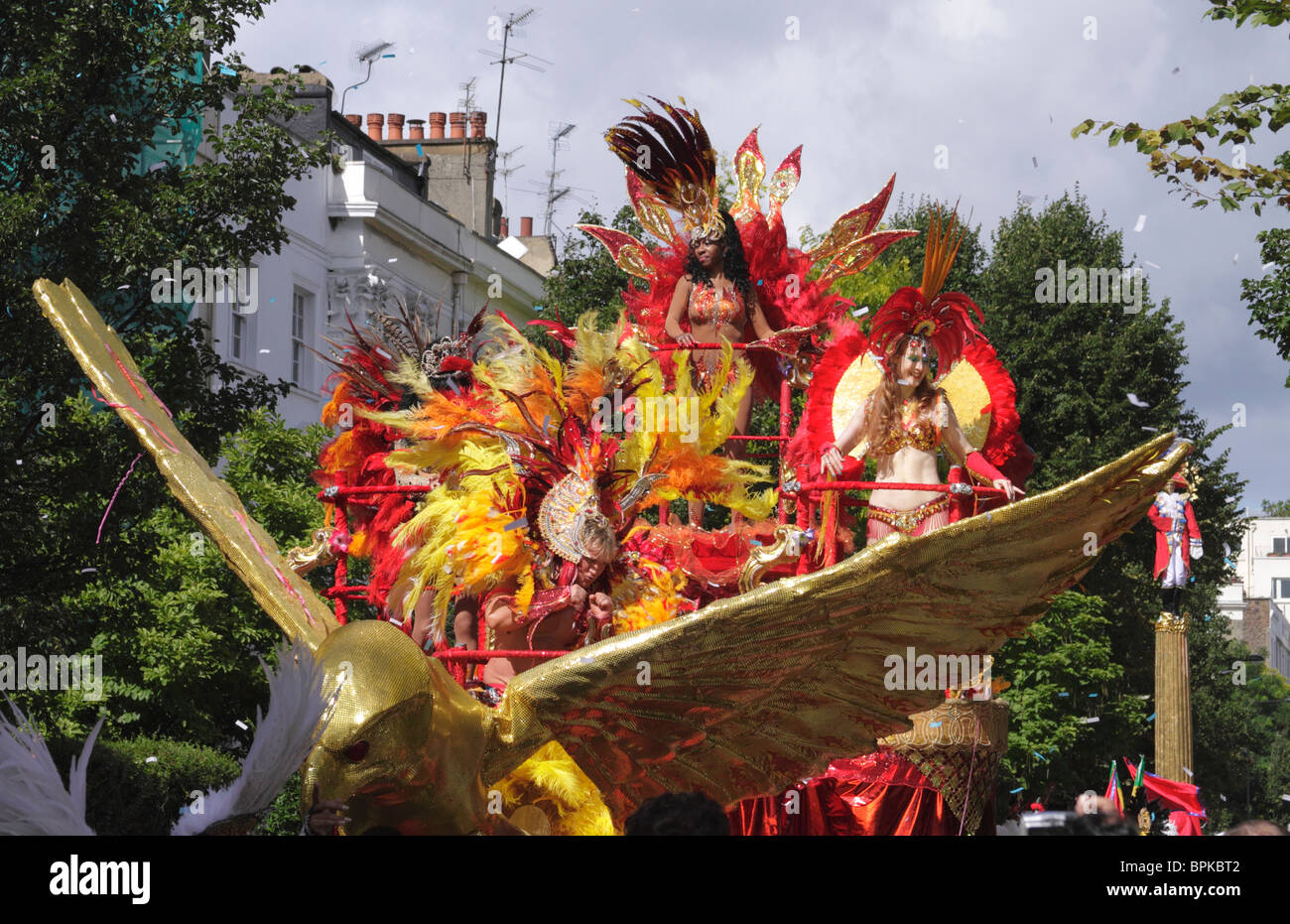 Mobile float at Notting Hill Carnival 2010 Stock Photo - Alamy
