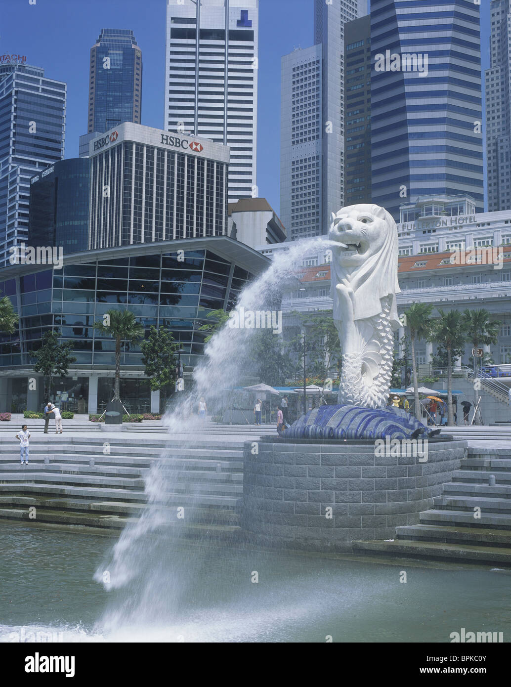 Merlion Statue, Singapore Stock Photo - Alamy