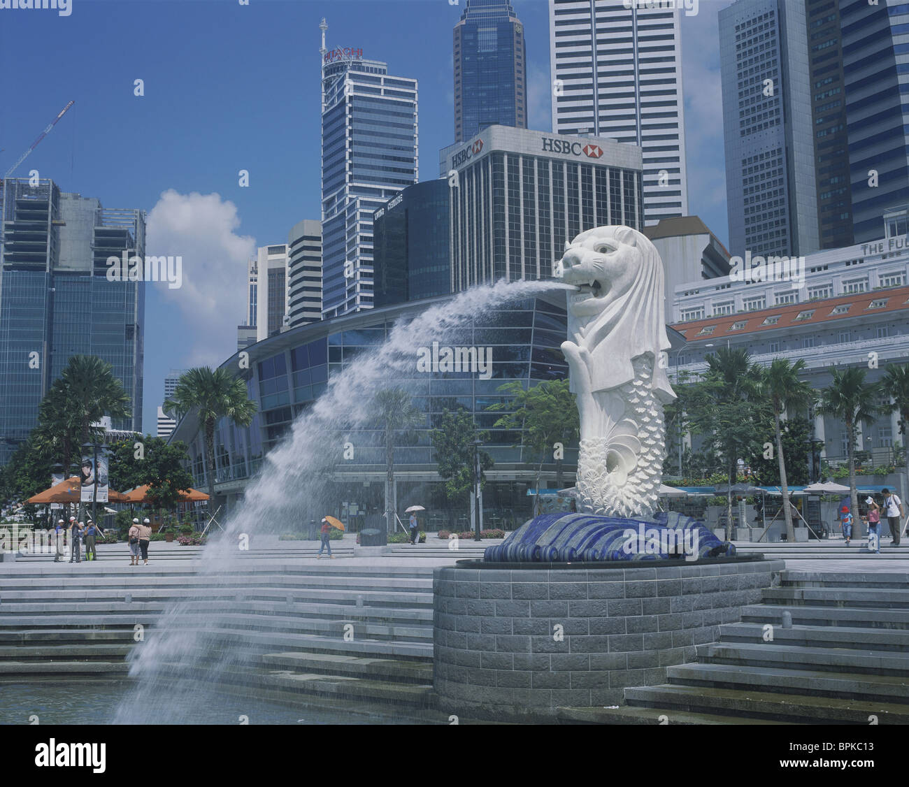 Merlion Statue, Singapore Stock Photo - Alamy