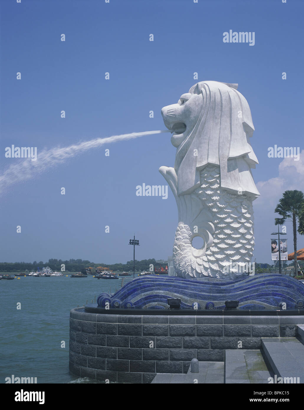 Merlion Statue, Singapore Stock Photo - Alamy