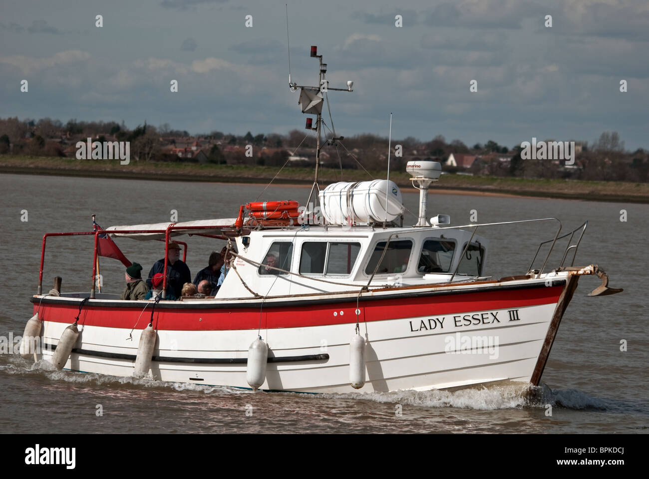 The Lady Essex III on the River Crouch, Essex UK Stock Photo - Alamy