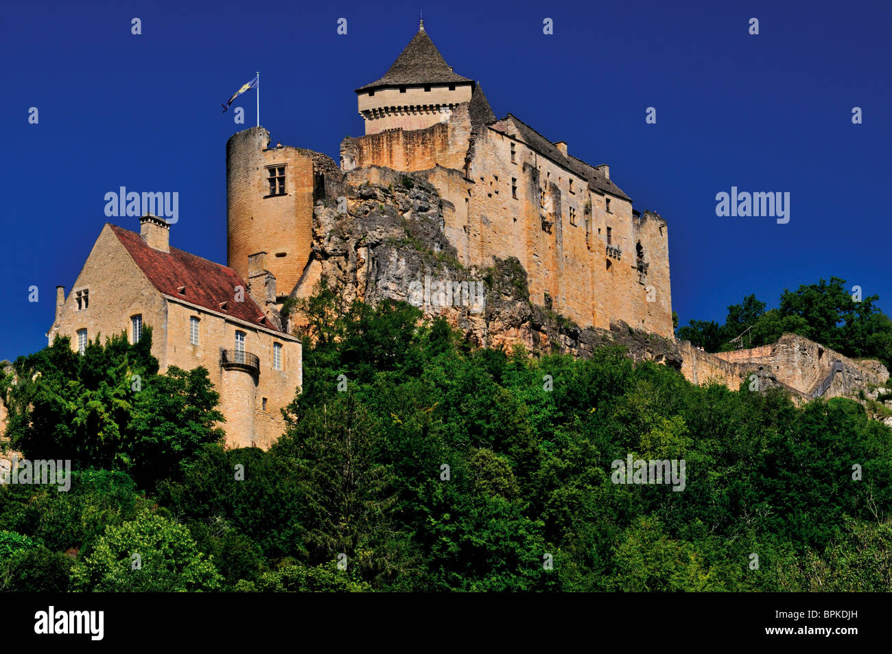 France: View to Chateau de Castelnaud Stock Photo - Alamy