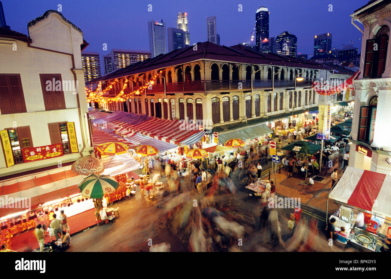 Singapore, Chinatown, Smith Street Stock Photo - Alamy