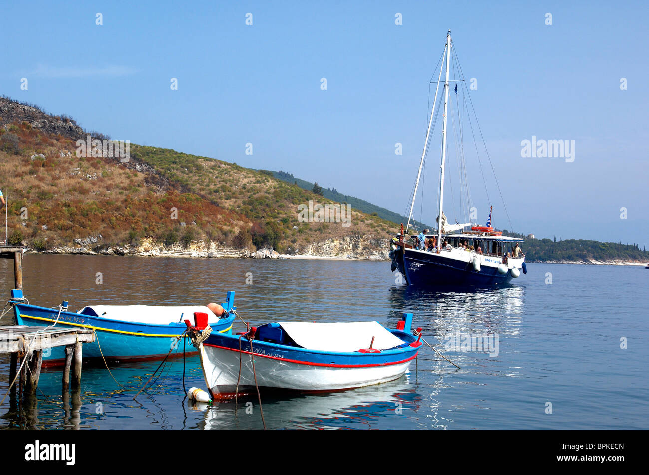 Kouloura, Corfu, Greek Islands Stock Photo - Alamy