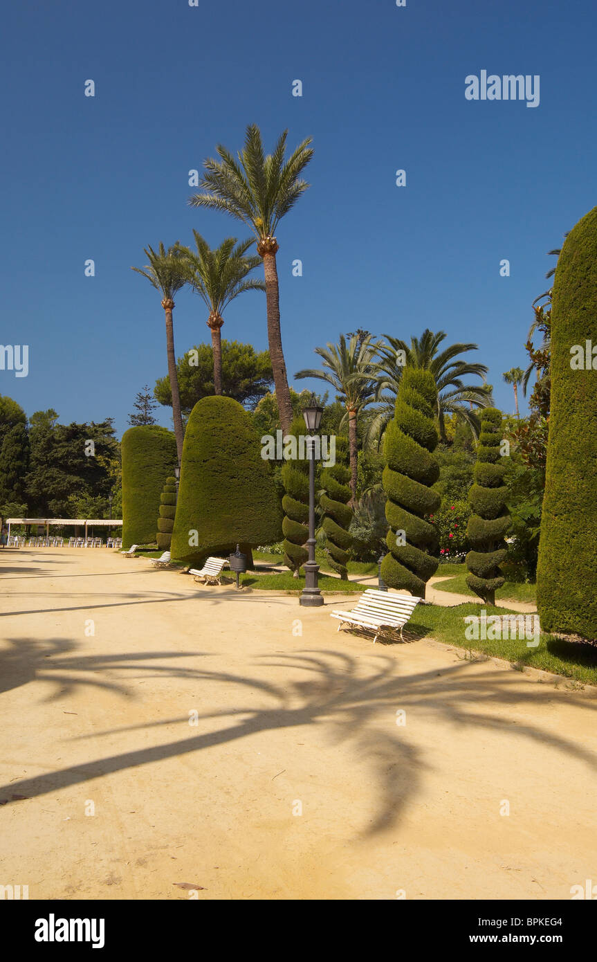 Genoves Park, Cadiz, Spain Stock Photo - Alamy