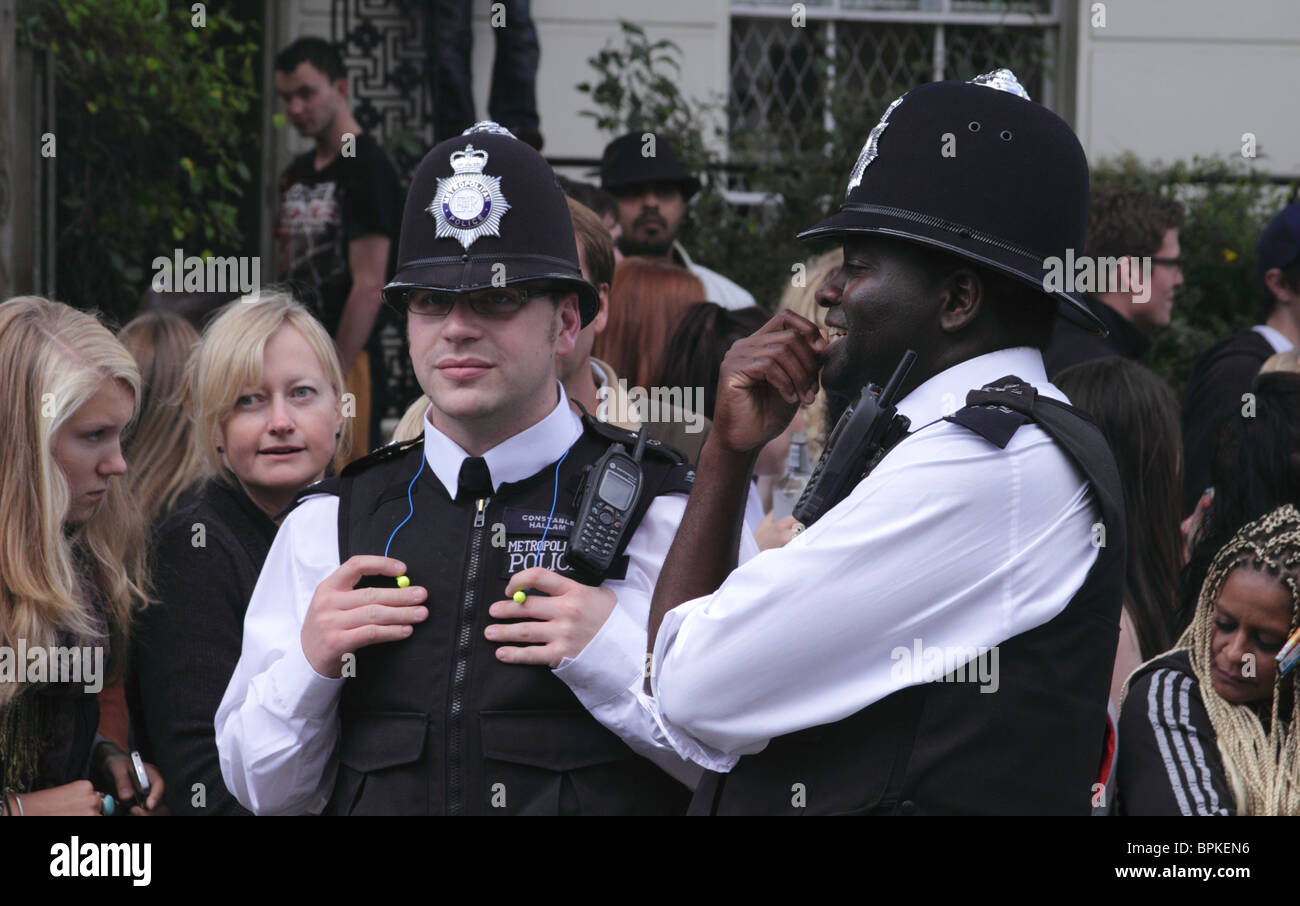 Police at Notting Hill Carnival 2010 Stock Photo - Alamy