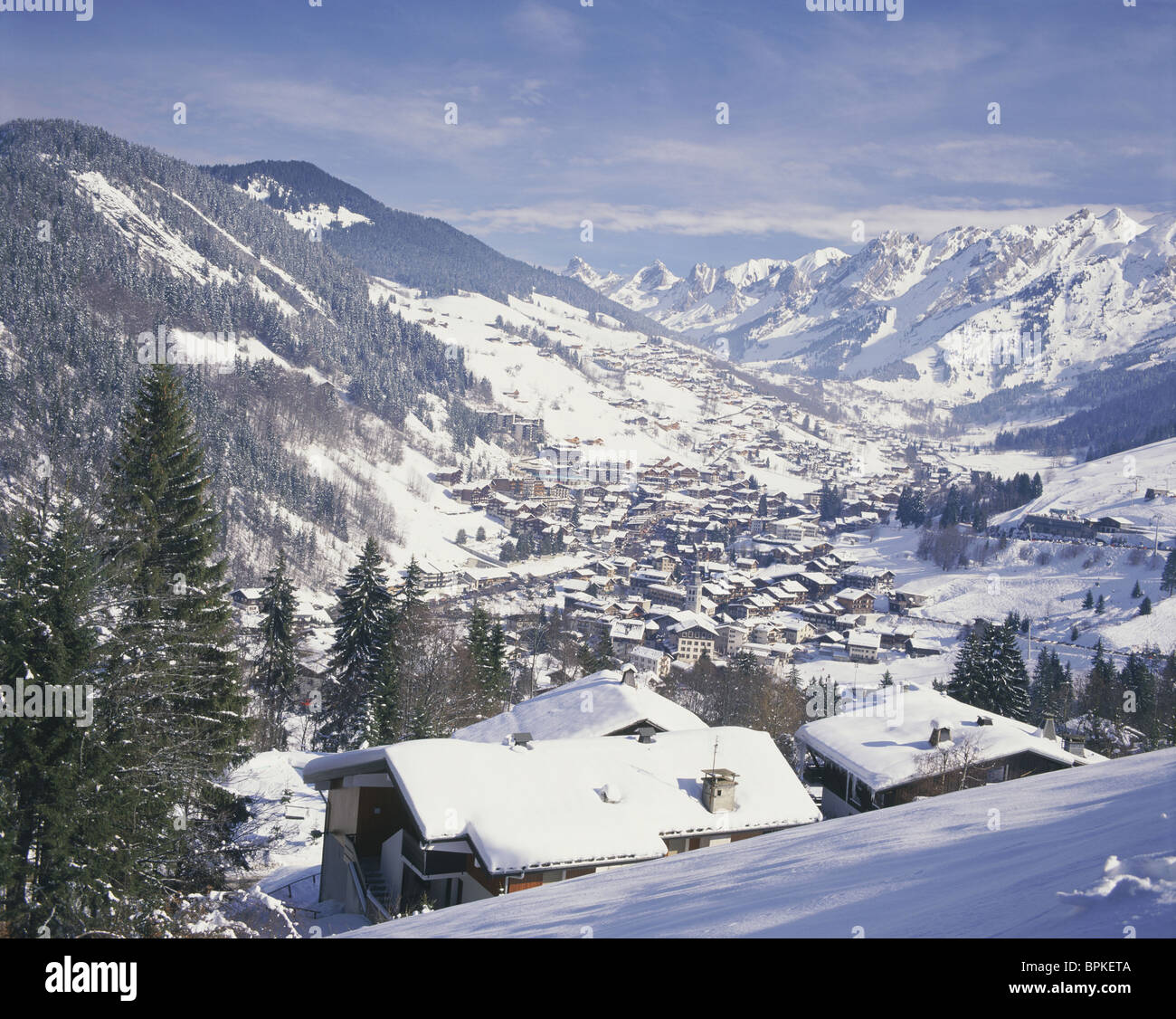 La Clusaz, Savoy Alps, France Stock Photo - Alamy