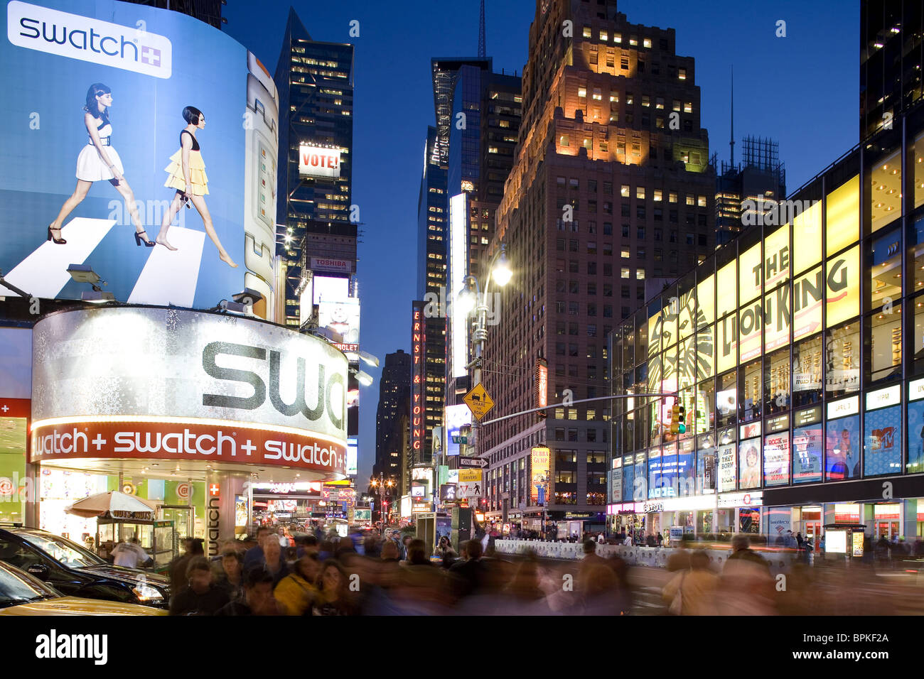 Times Square, Downtown Manhattan, New York City, New York, North ...