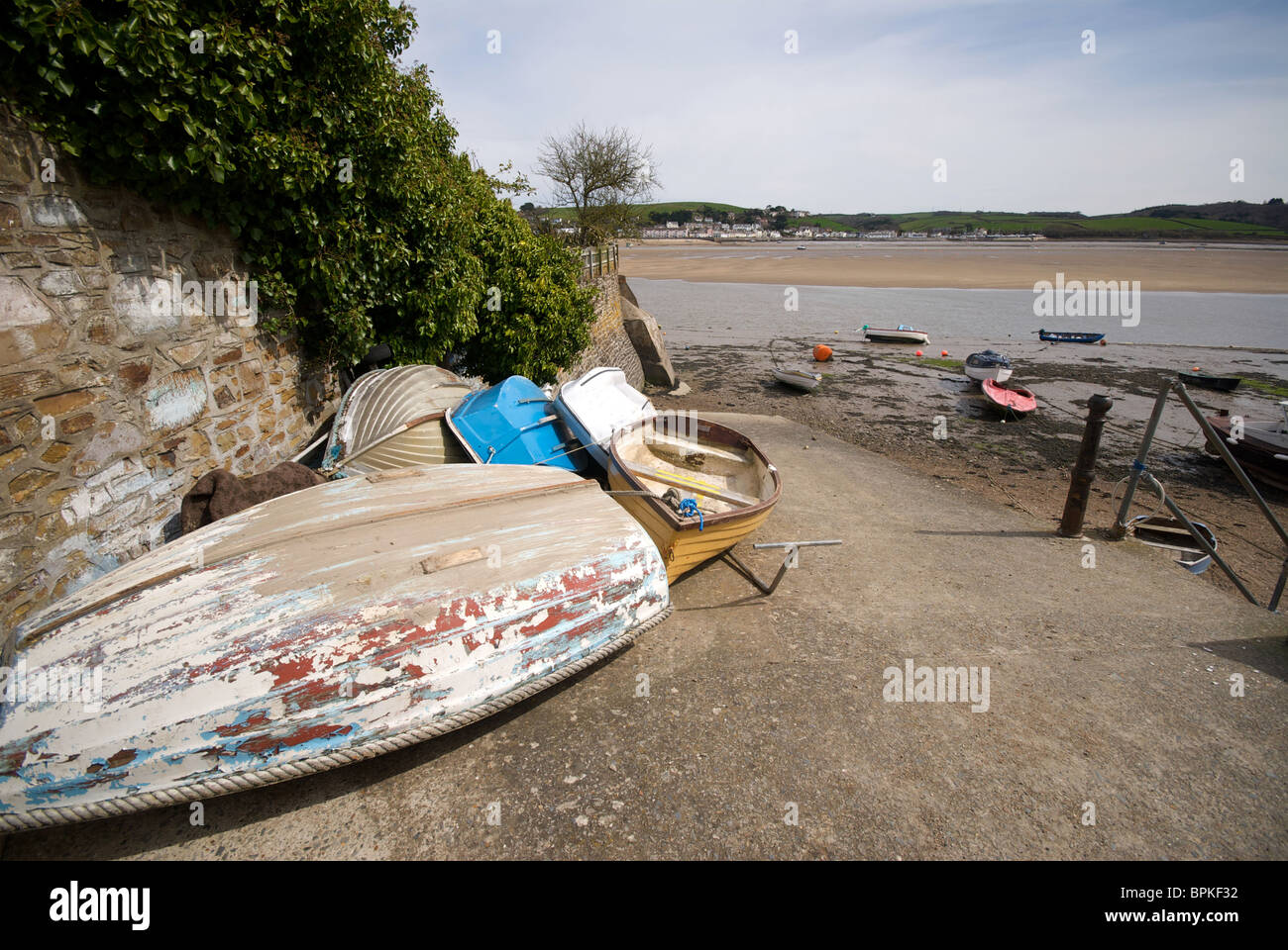 Appledore Devon UK Beach Quay Stock Photo - Alamy