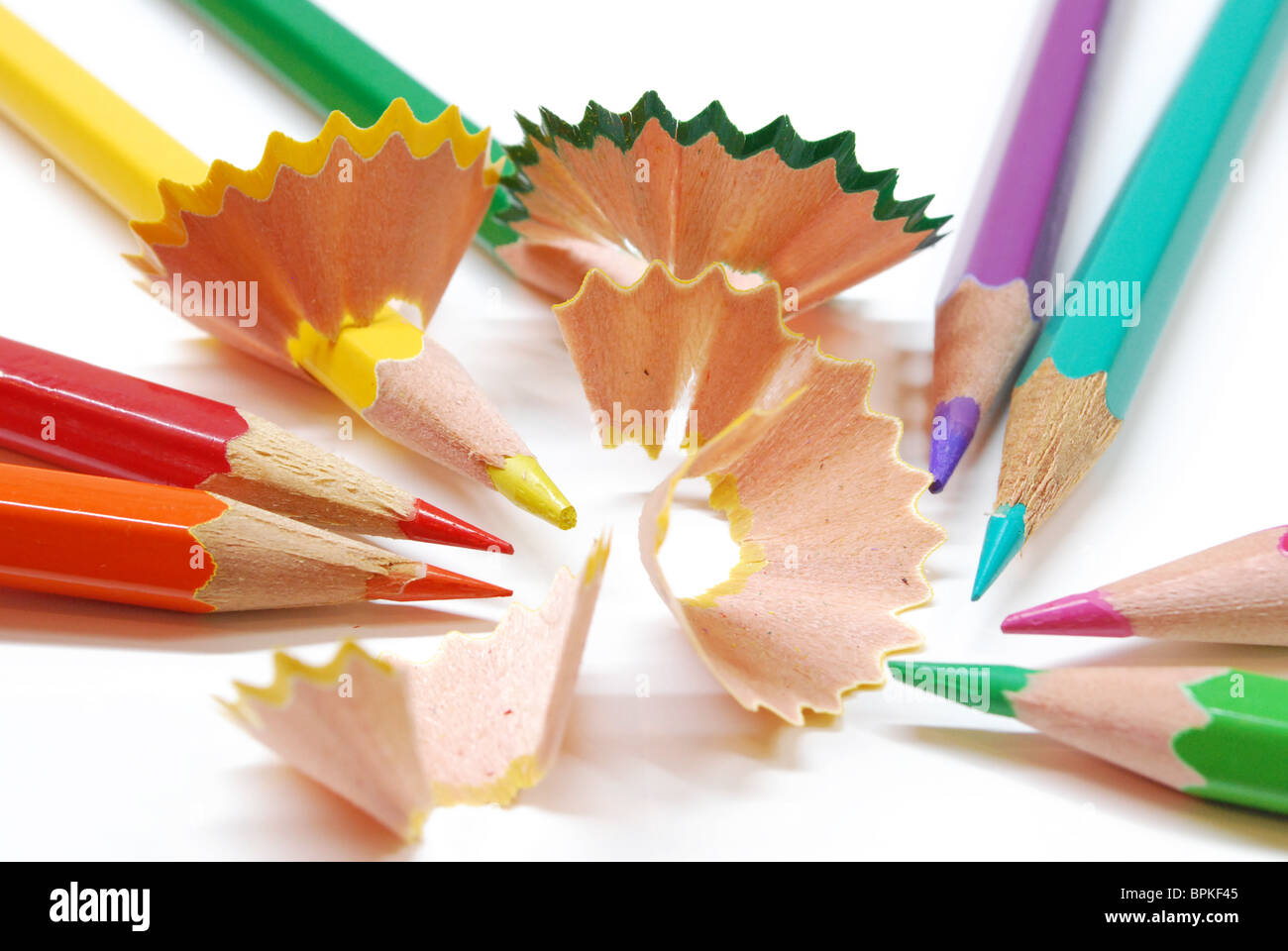 Red crayons blue crayon hi-res stock photography and images - Alamy