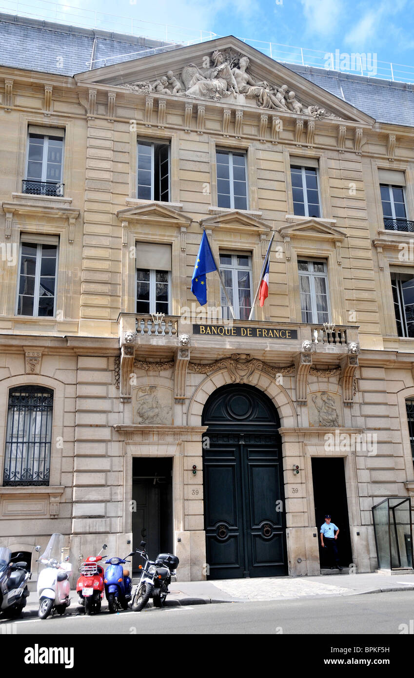 Bank of France, Paris, France Stock Photo - Alamy