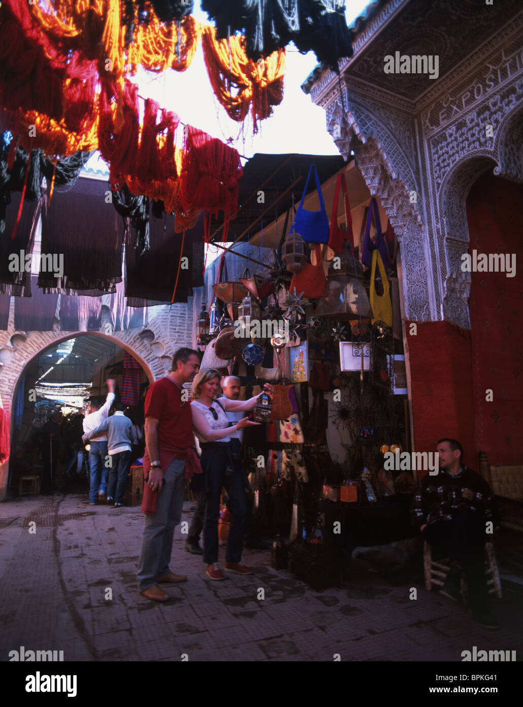 Marrakech morocco souk in hi-res stock photography and images - Alamy
