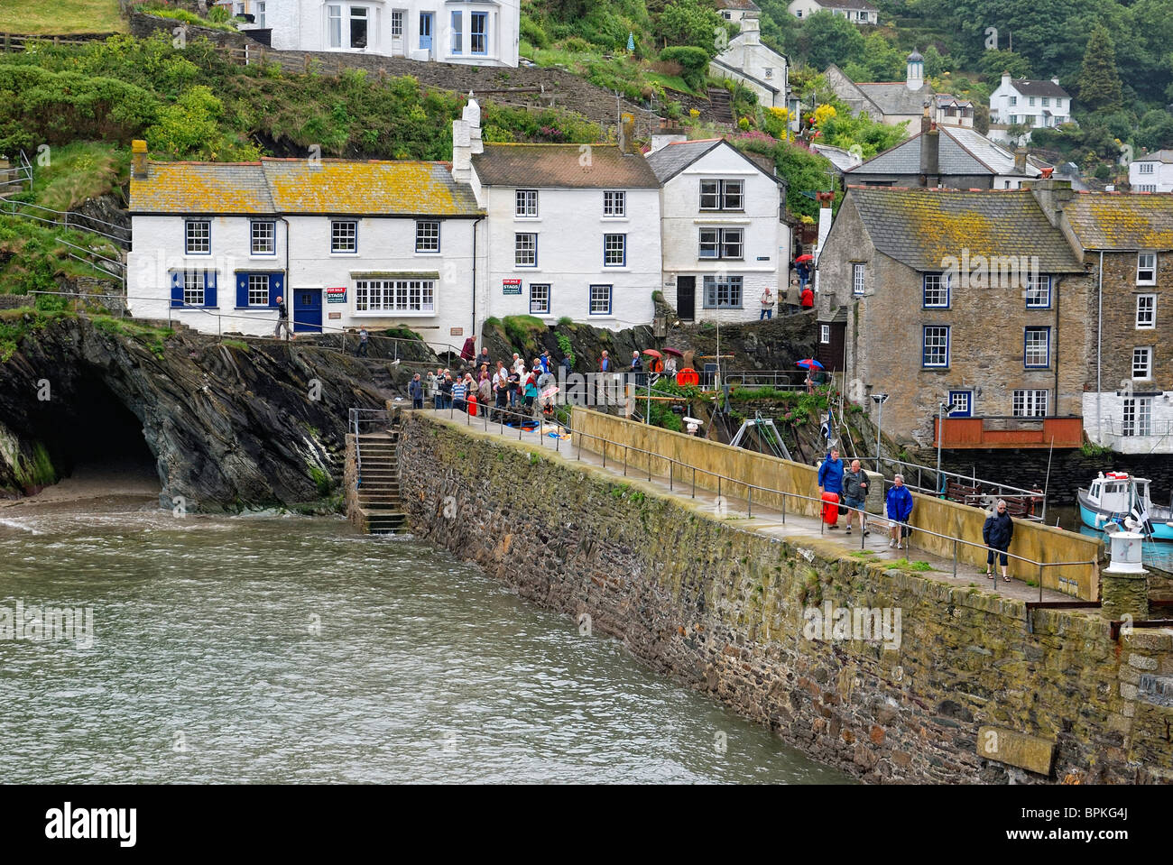 Polperro Cornwall england uk Stock Photo - Alamy