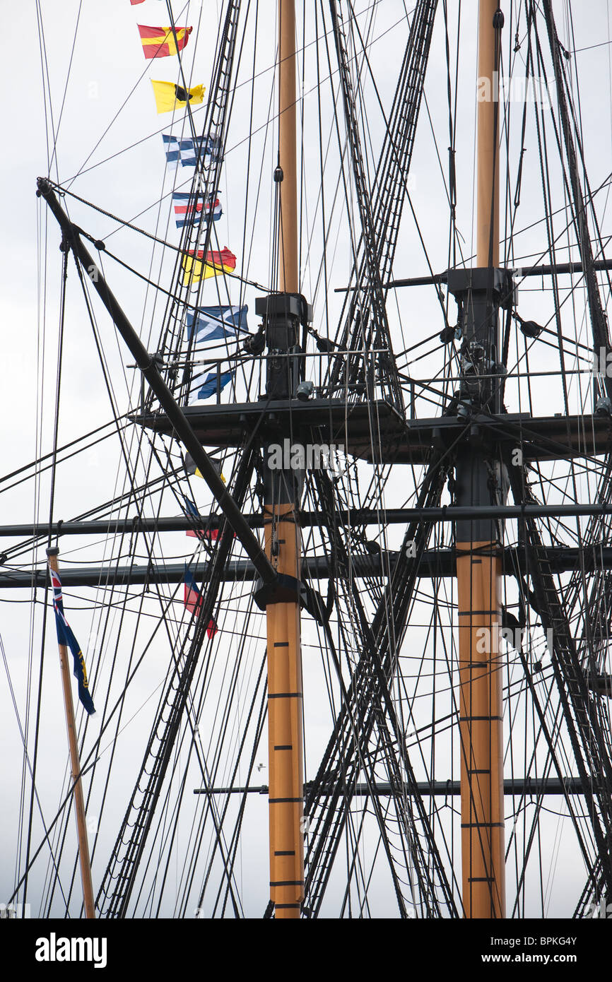 Tall ships masts rigging hi-res stock photography and images - Alamy