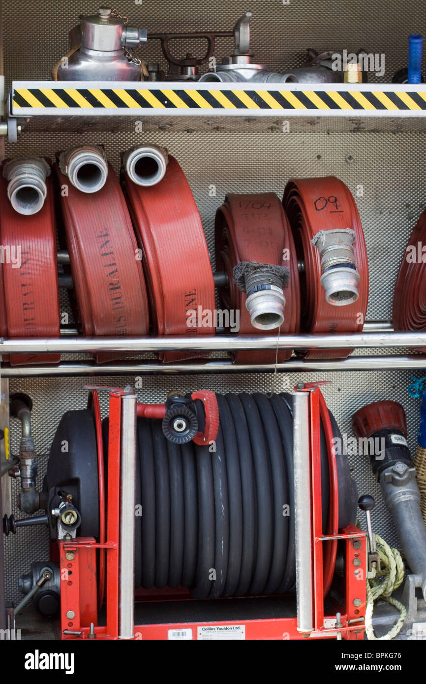 Fire engine and Equipment Stock Photo - Alamy