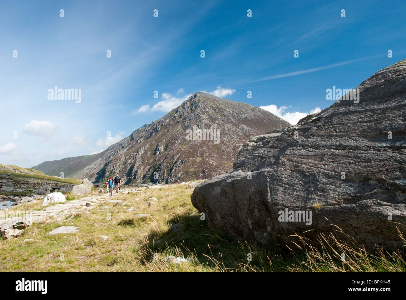 Pen-Yr-Ole Wen Snowdonia North Wales Stock Photo - Alamy