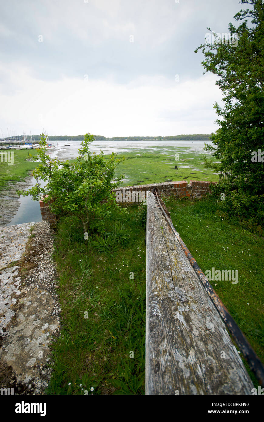 Chichester Canal West Sussex UK Sea Lock Sealock Birdham Pool Stock ...