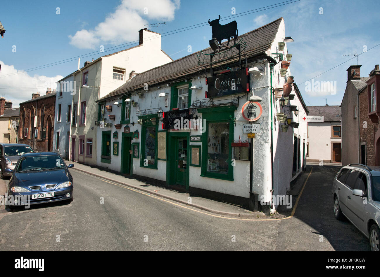 Costas tapas bar in Penrith, Lake District Stock Photo - Alamy