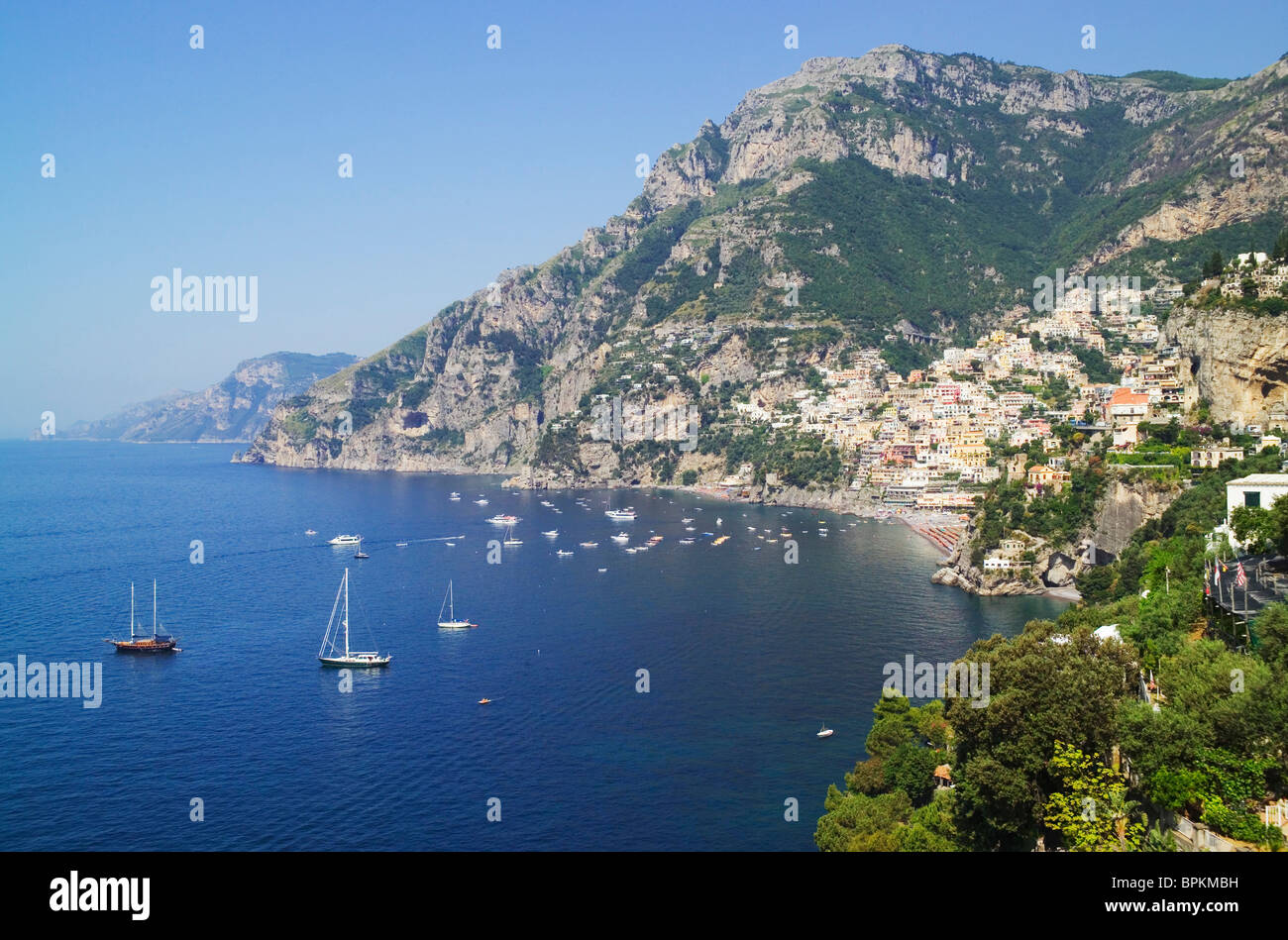 Positano, Amalfi Drive, Italy Stock Photo - Alamy