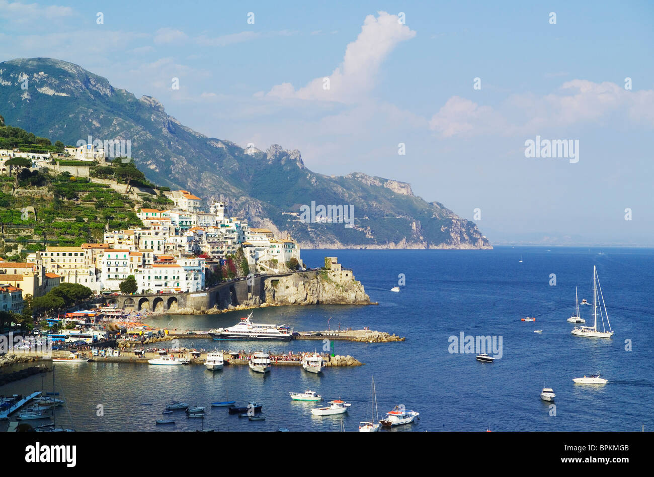 Amalfi, Amalfi Drive, Italy Stock Photo - Alamy