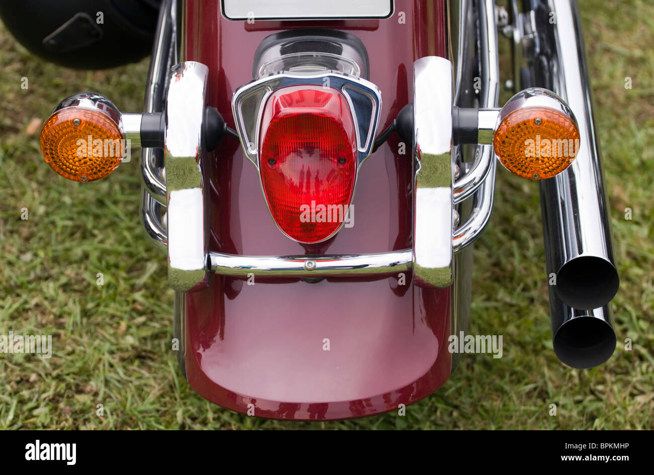 Motorcycle chopper detail rear hi-res stock photography and images - Alamy