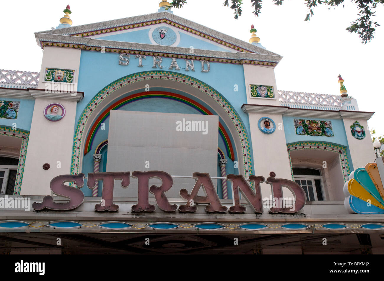 Top of Strand Cinema in Key West in the Florida Keys in the State of ...