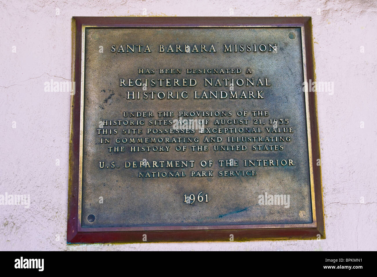 California historic landmark plaque hi-res stock photography and images ...