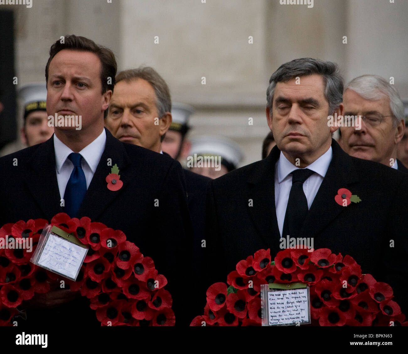 WHITEHALL LONDON NOVEMBER 08 2009. The Royal British Legion Remembrance ...