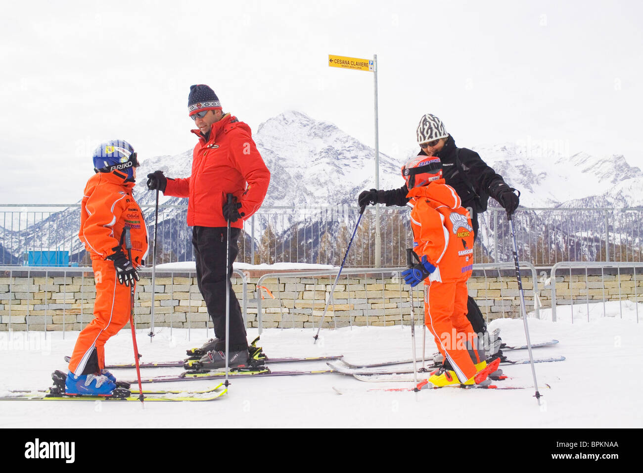 Cesana Torinese, Piedmont, Italy Stock Photo - Alamy